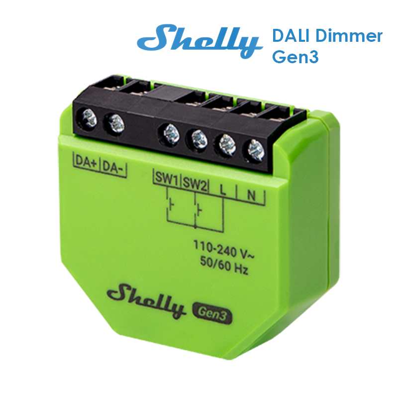 Shelly DALI Dimmer Gen3 – Electric Athens Ηλεκτρολογικό Υλικό – Φωτιστικά